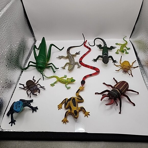 Toys | Insects Bugs 11 Piece Set Plastic Toy Lot Realistic Prank | Poshmark